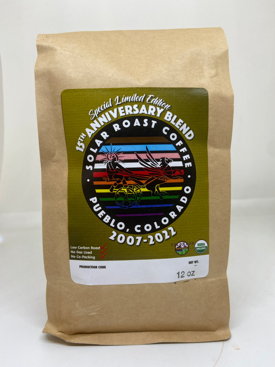 Try our all new 15 Year Blend! – Solar Roast Coffee