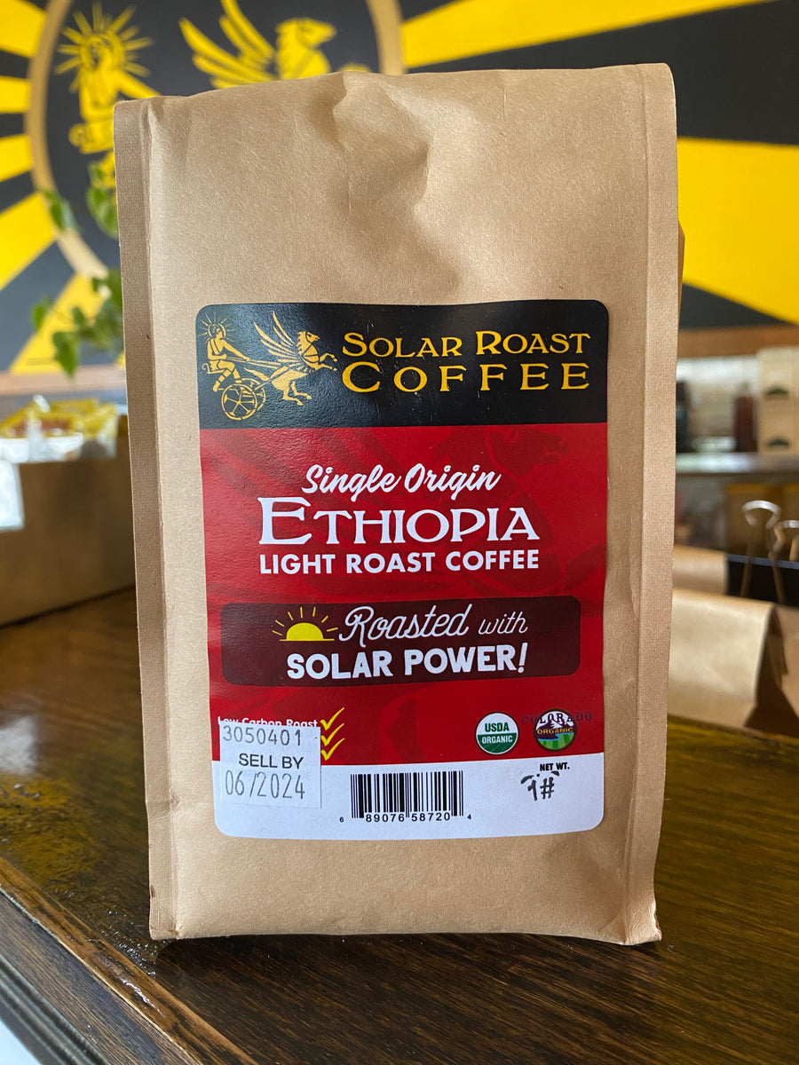 Solar Roast Ethiopia Organic Coffee - Light Roast – Solar Roast Coffee