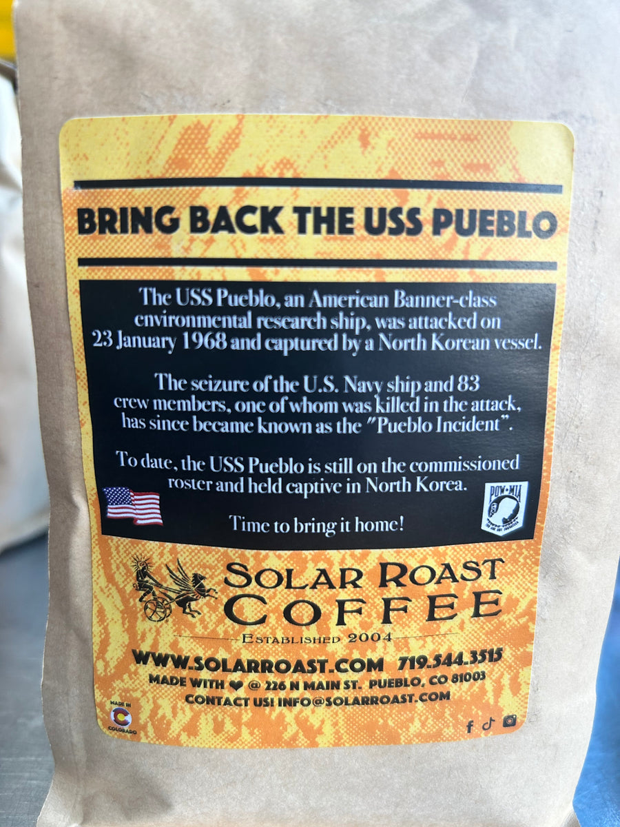 USS PUEBLO Blend - 12oz – Solar Roast Coffee