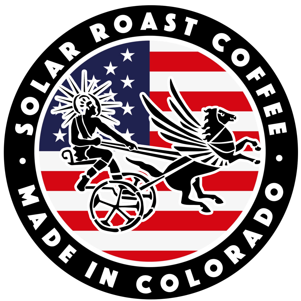 Solar Roast USA Sticker – Solar Roast Coffee