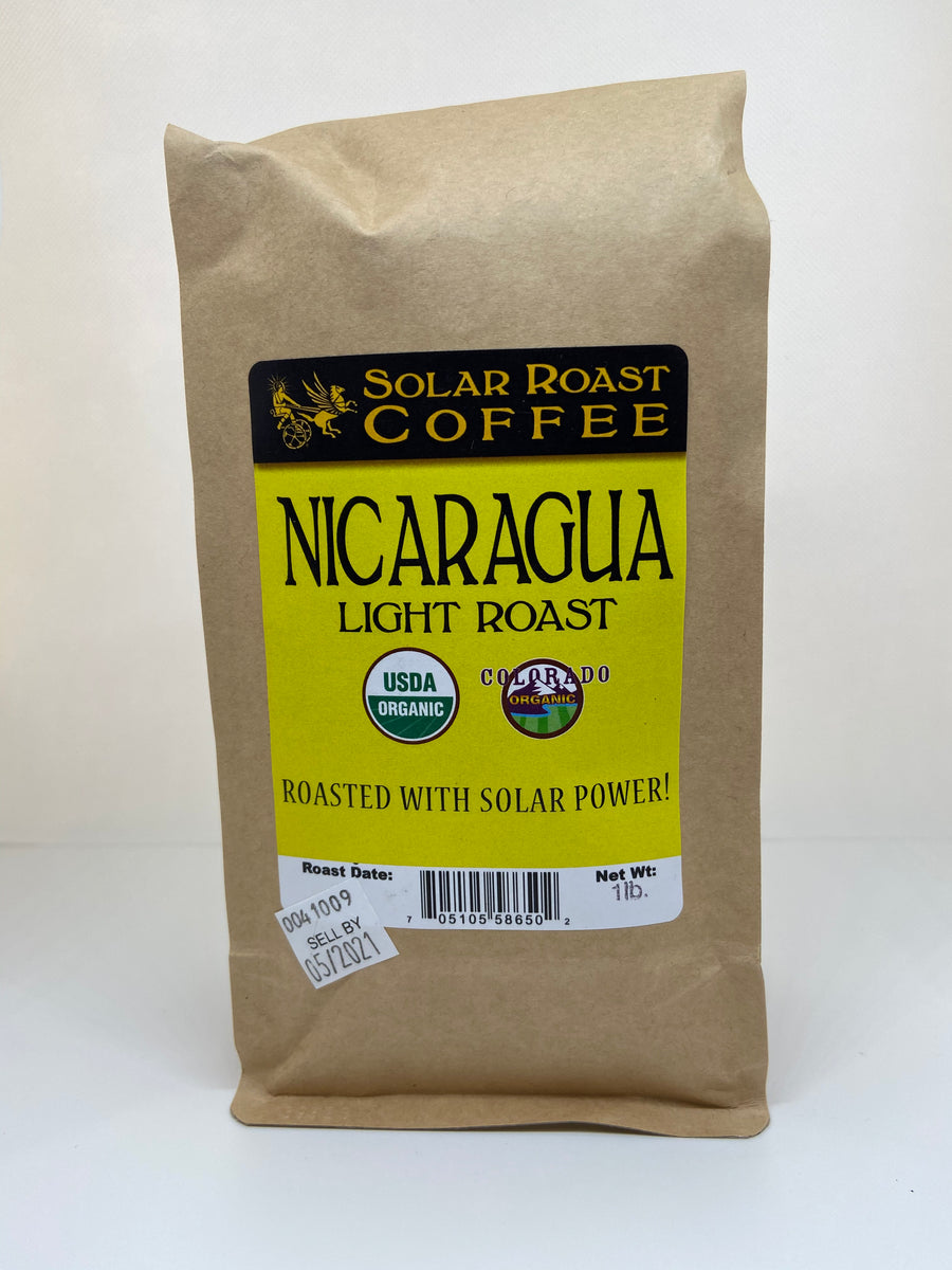 Solar Roast Nicaragua Organic Coffee - Light Roast – Solar Roast Coffee